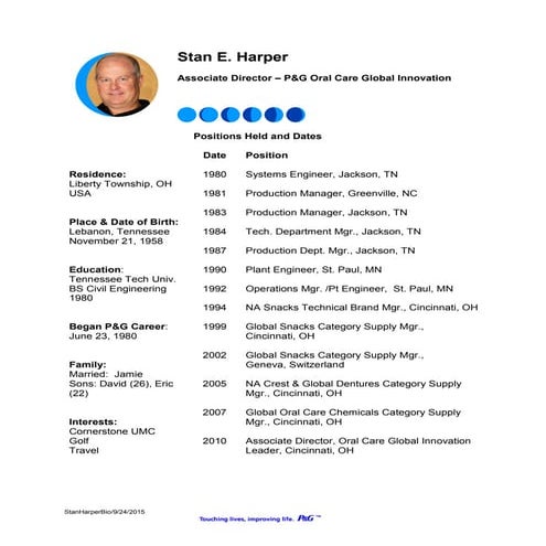 StanHarperBio | PDF