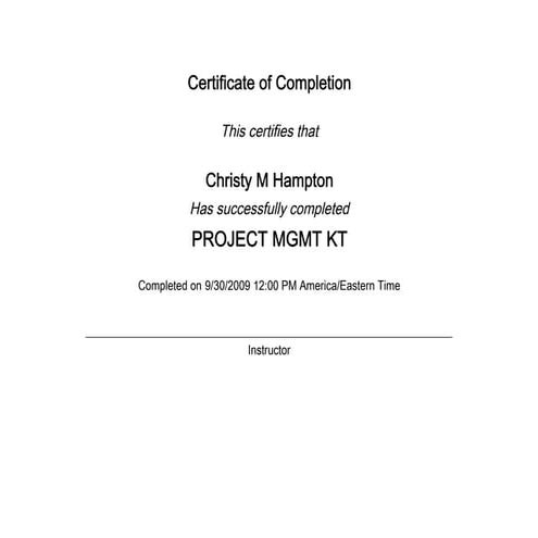 Project MGMT | PPT