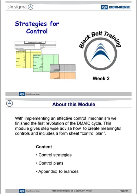 Control-Plan-Training.pptx for the Automotive standard AIAG | PPTX