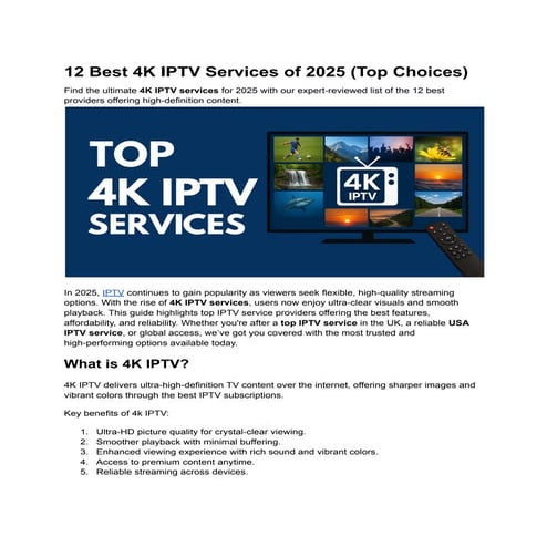12 Best 4K IPTV Services of 2025 (Top Choices).pdf