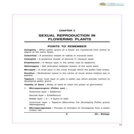 Sexual Reproduction in Flowering Plants | PPTX