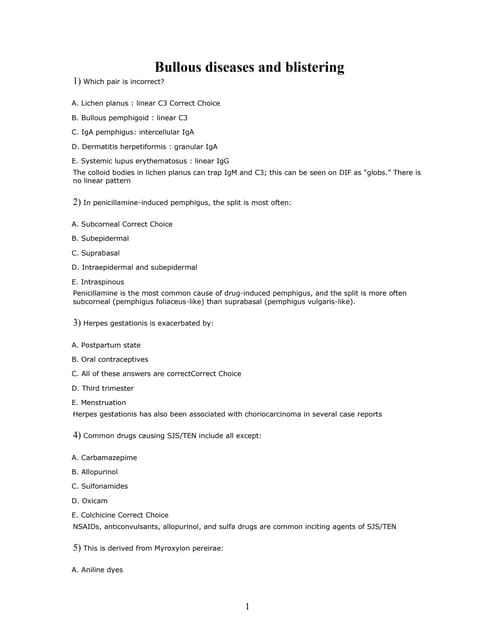 ETAS_MCQ_02 immunodermatology | PDF