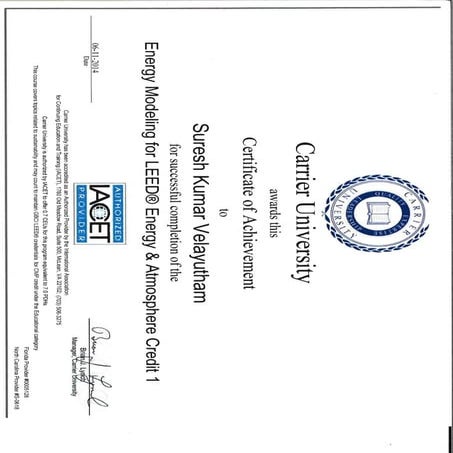 Carrier model certificate | PDF