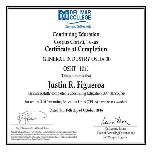 Osha 30 Certificate.PDF