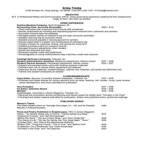 ETilottaresume | PDF