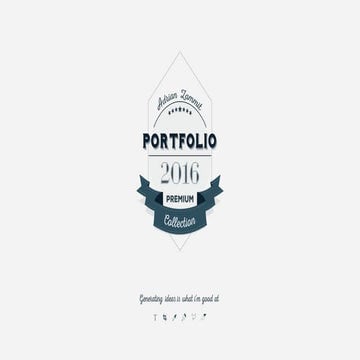 Adrian Zammit portfolio 2016 - smallsize | PDF