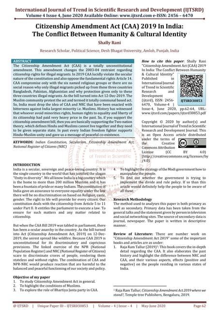 What is CAA Rule in India .pptx