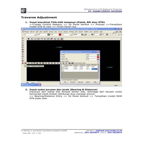 12d traverse adjustment | PDF