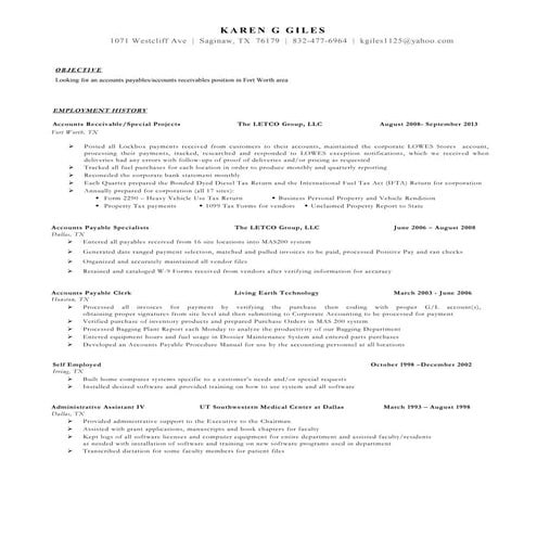 Aisha Bateman Resume | DOC