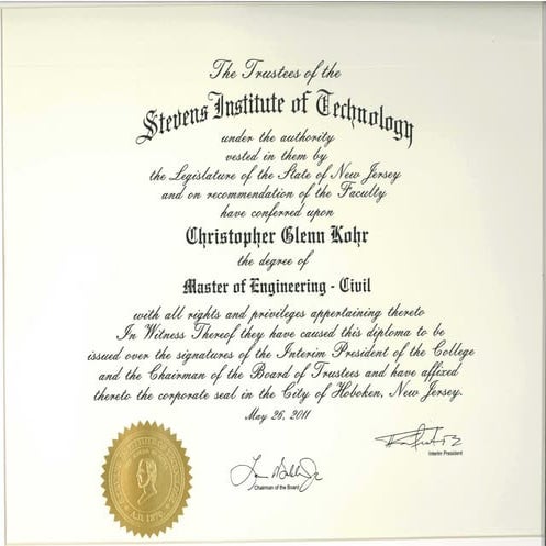 Stevens Diploma | PDF