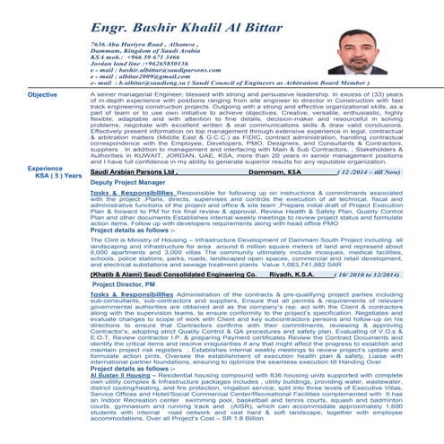 Bashir Al Bitar C.V. 2016 1 | PDF