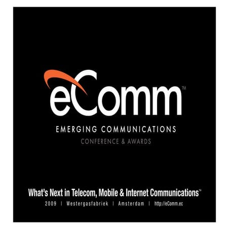 Dean Bubley's Presentation at Emerging Communication Conference ...