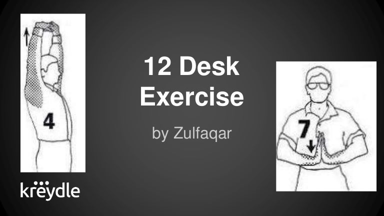 12 desk exercise