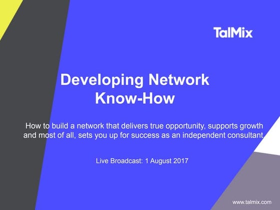 Networking, Relationship Building, and Community | PDF