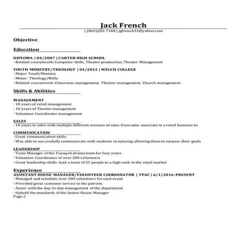 Jennifer McCarty Resume 2015 pdf | PDF