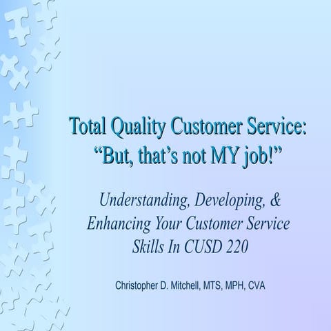 Customer Care | PPT