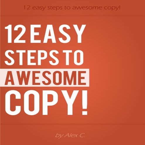 12 easy steps_to_awesome_copy | PDF