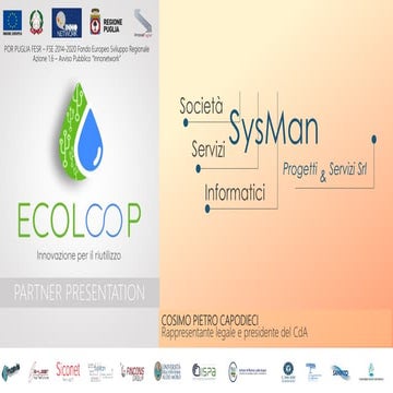 12 eco loop partner-presentation_sysman_p_s | PPTX | Technology & Computing