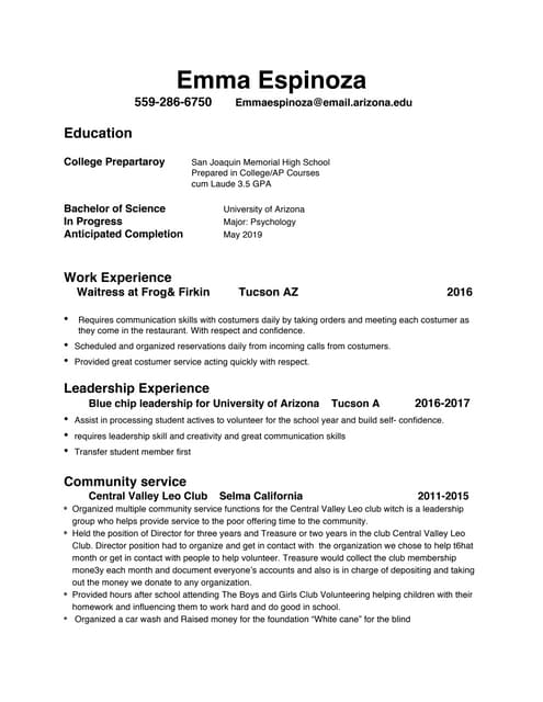 Resume Worksheet.11.20.13