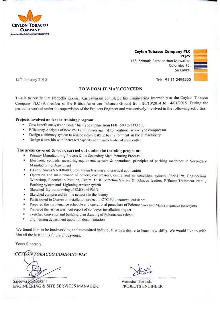 CTC Service Letter ctc-service-letter