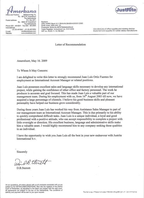 AMS Reference letter | PDF