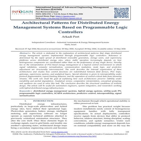 Architectural Patterns for Distributed Energy Management Systems Based ...