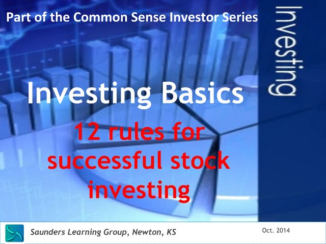 Technical analysis ppt | PPT | Stocks and Bonds | Personal Investing