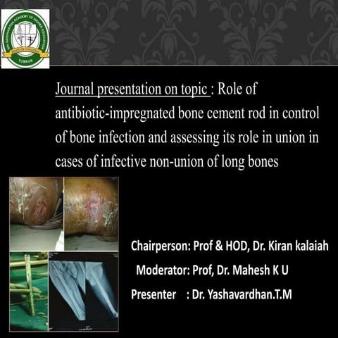 antibiotic coated nails in orthopedic, antibiotic nail | PPTX