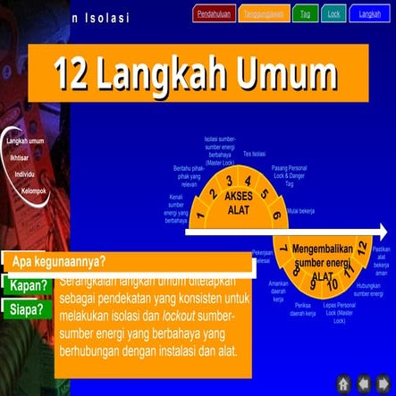 12 LANgkah Umum Isolasi menggunakan LOTO | PPT