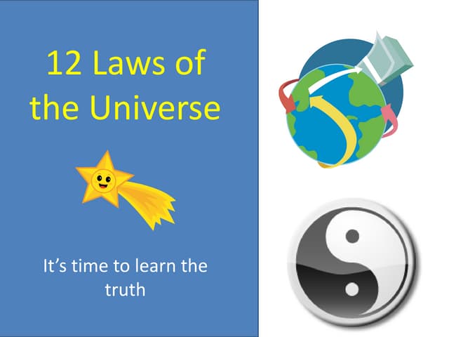The 12 Universal Laws | PDF