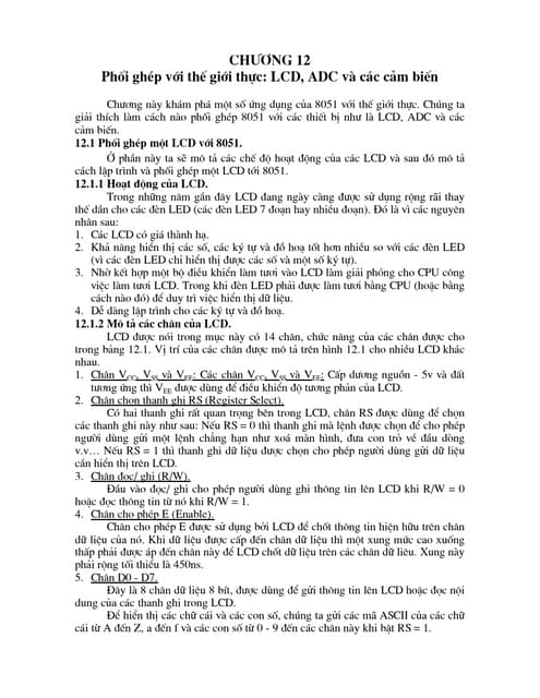 Mạch nguyên lý LED vẫy 32 cổng | PPT