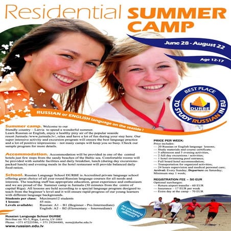 SUMMER CAMP | PDF