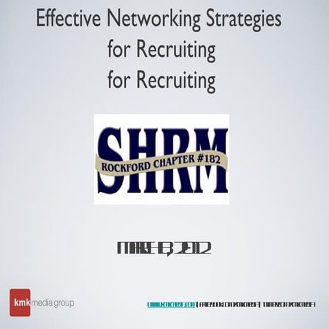 12 mar. shrm networking | PPT