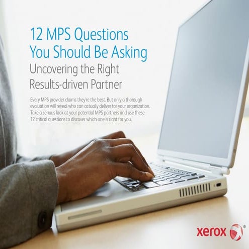 12 MPS Questions Clients Should Ask | PDF | IT and Internet Support ...