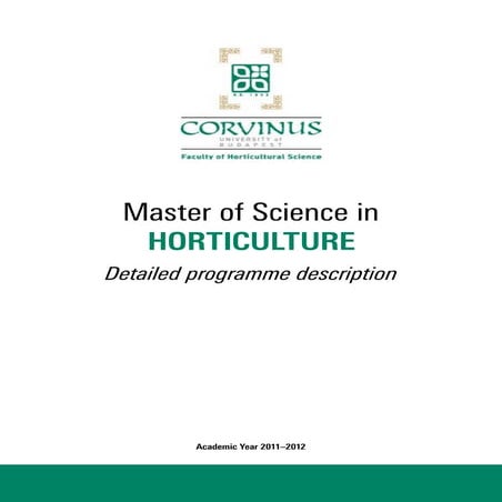 12 m sc in horticulture | PDF