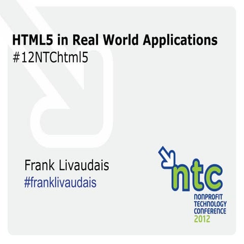 HTML5 in Real World Applications | PDF
