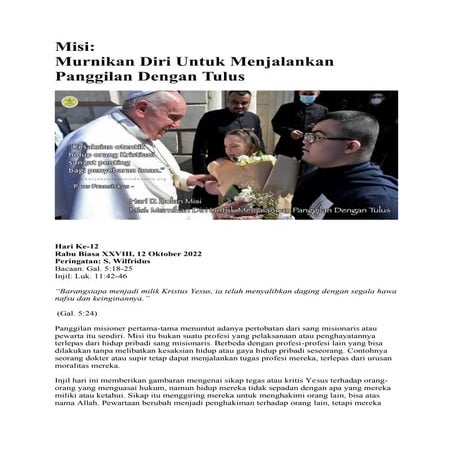 12 Okt 2022 murnikan diri untuk menjalankan panggilan dengan tulus.pdf