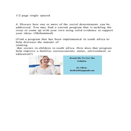 12 page single spaced 4. Discuss how one or more of the socia | DOCX