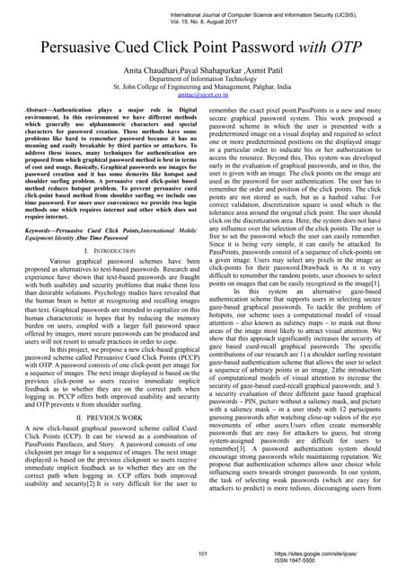 Authentication Schemes For Session Passwords Using Color And Images Pdf