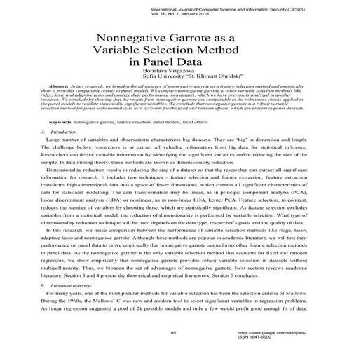 Shrinkage Methods in Linear Regression | PDF