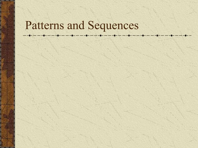 Mathematical patterns | PDF | Science