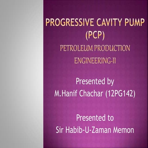 well pad operations - PCP | PPTX