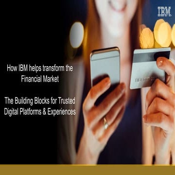 FinTech Belgium - Fintech Belgium MeetUp on Platformisation Strategy - Erik Blondé - IBM - 20-06 ...