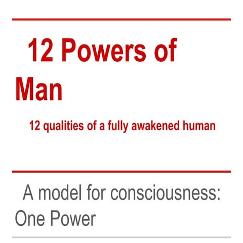 12 Powers Of Man | PPTX