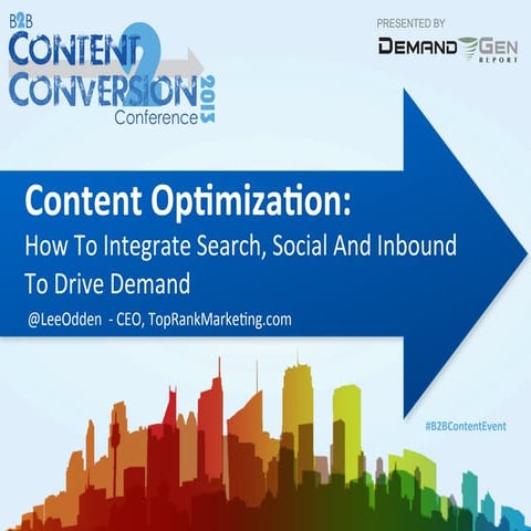 Content Optimization: How To Integrate Search, Social And Inbound To ...