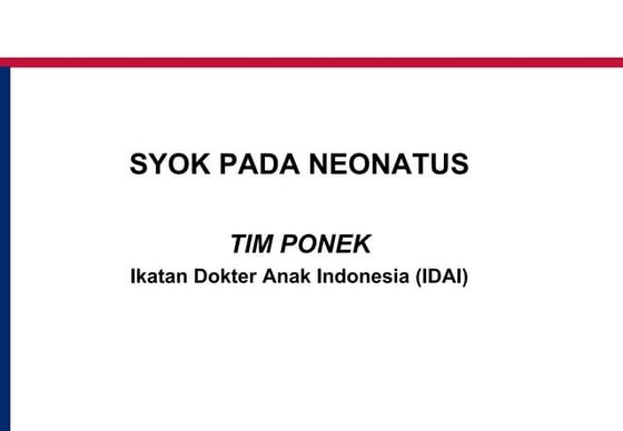 ppt_Penatalaksanaan Syok (Adam_FIK UI) | PDF