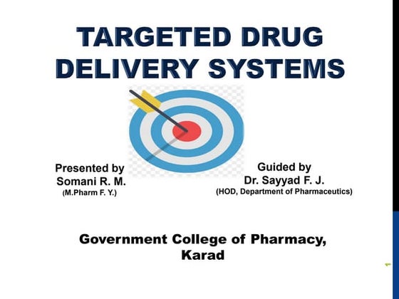 Targeted drug delivery system | PPT