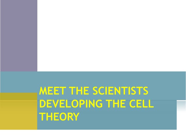 Cell Theory | PPT
