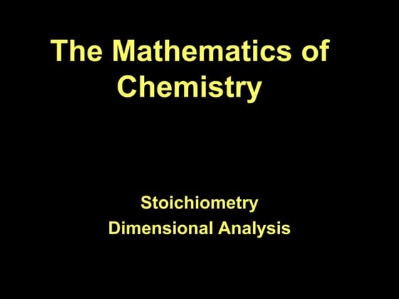 Stoichiometry PowerPoint | PPT