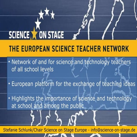12 science on_stage | PPT | Professional School | Postgraduate Education